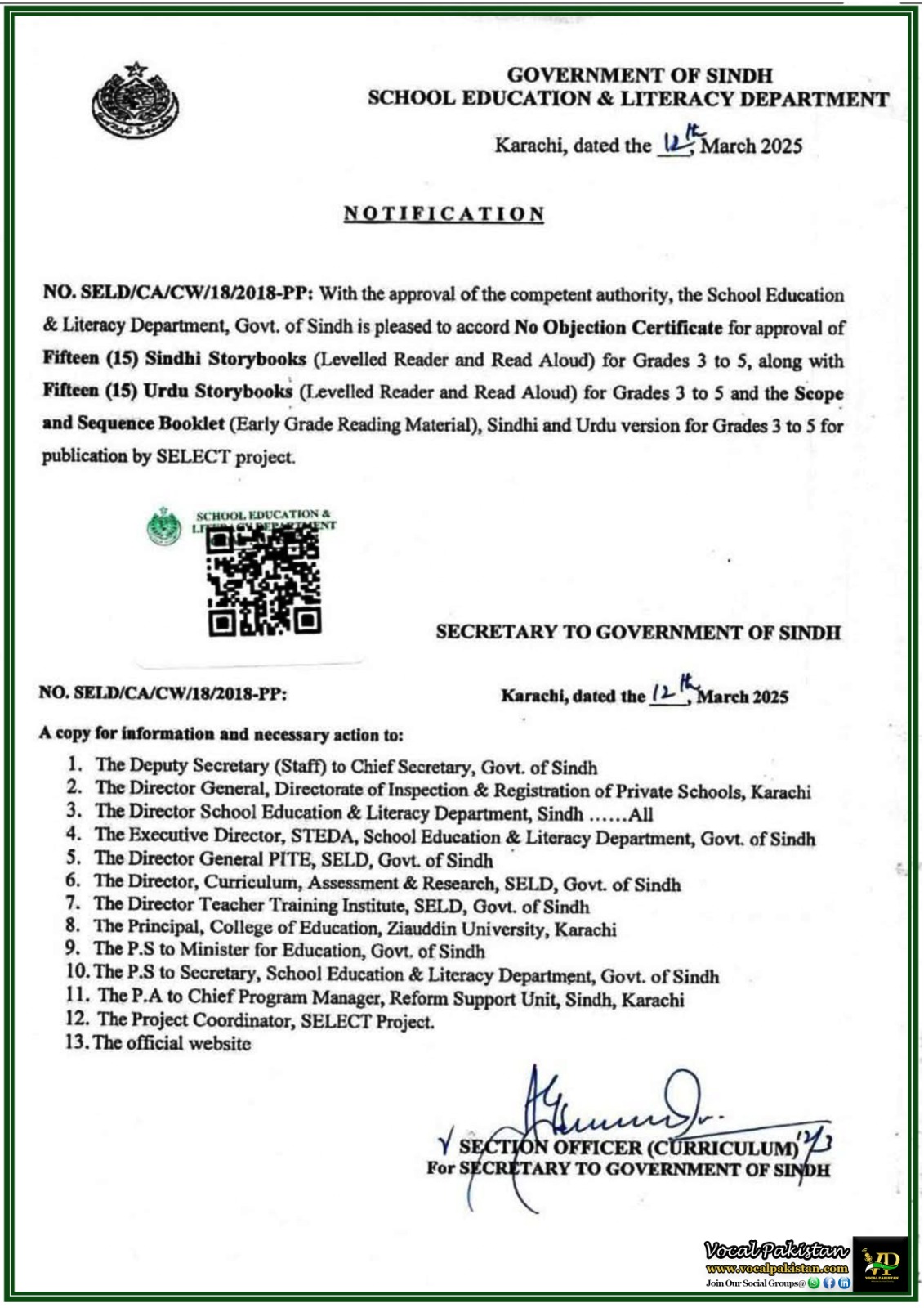 Sindh Government Approves New Sindhi & Urdu Storybooks for Grades 3-5 ...
